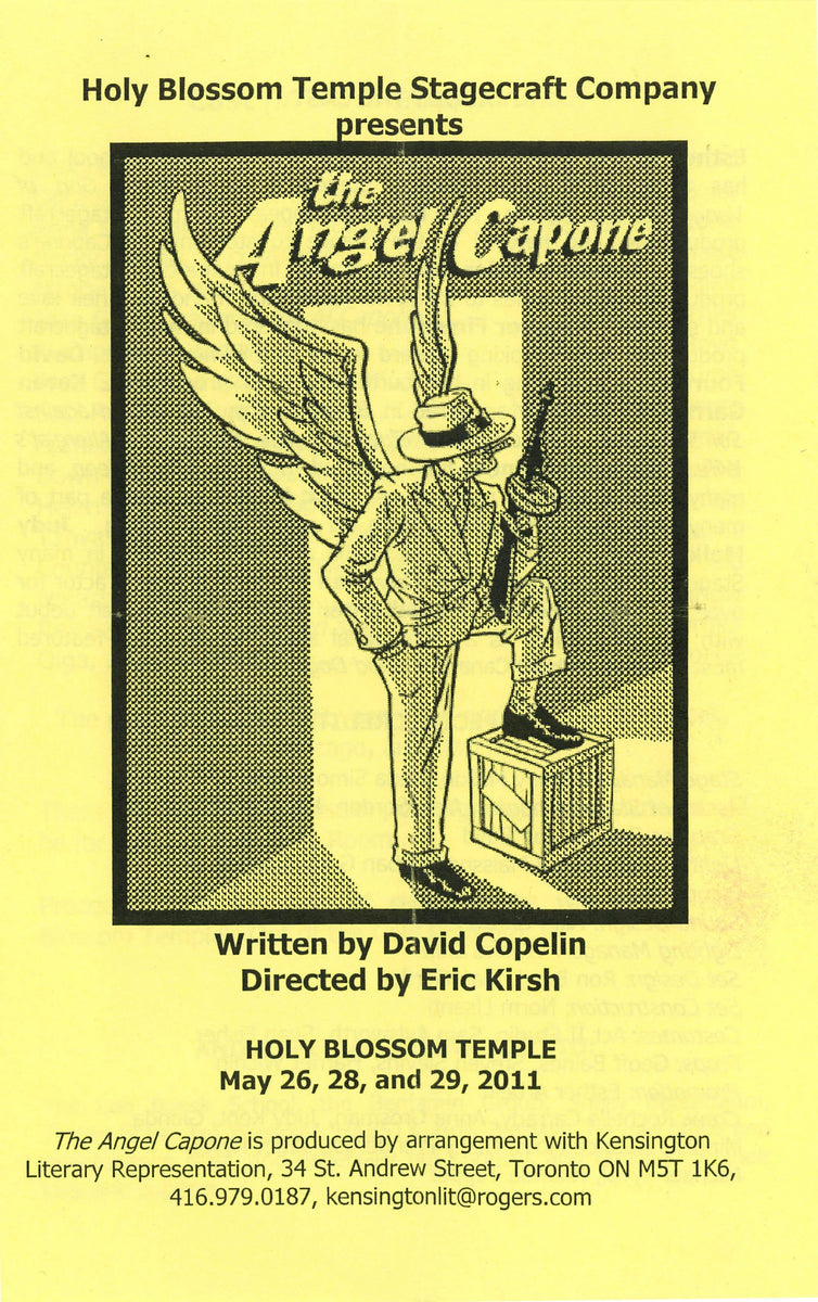 The Angel Capone by David Copelin – Canadian Play Outlet